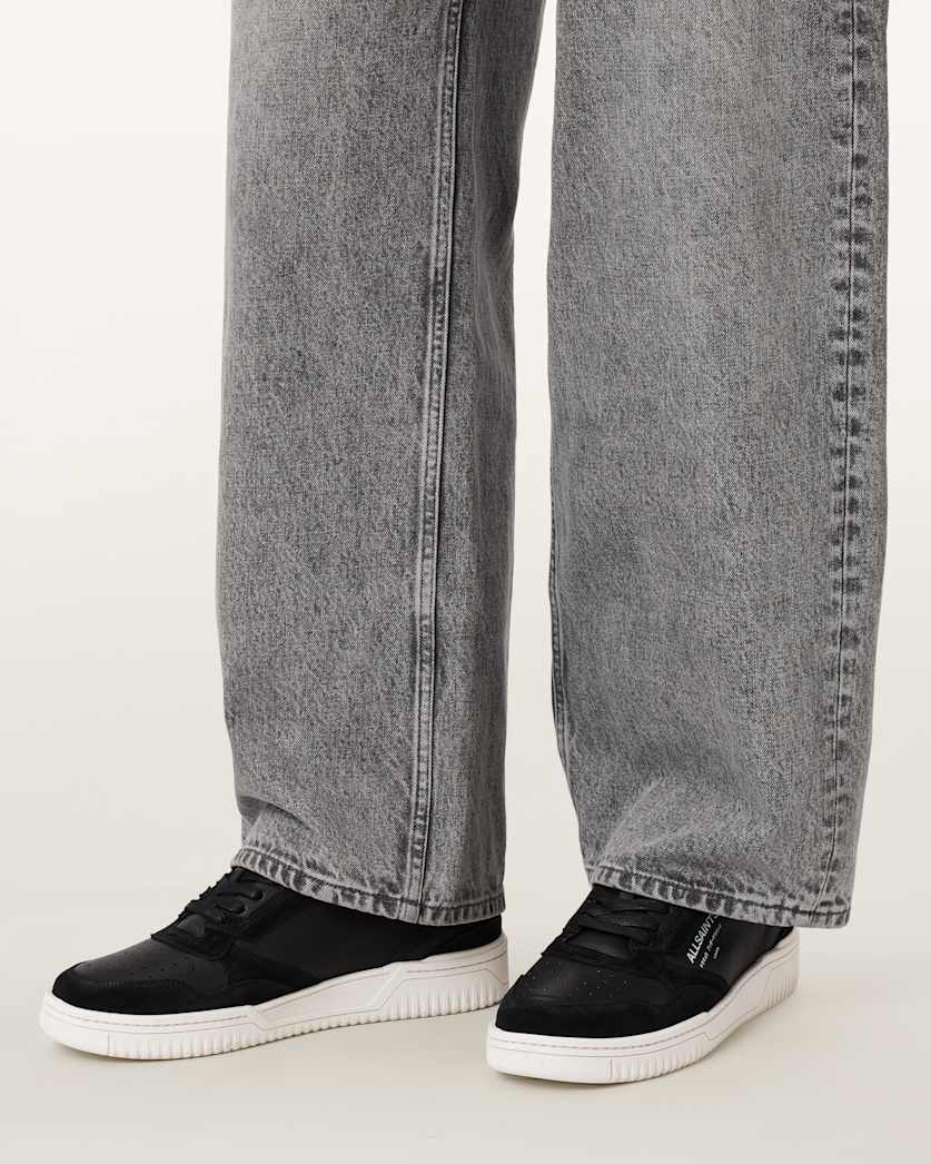 Regan Low Top Trainers Black/Grey | ALLSAINTS DE
